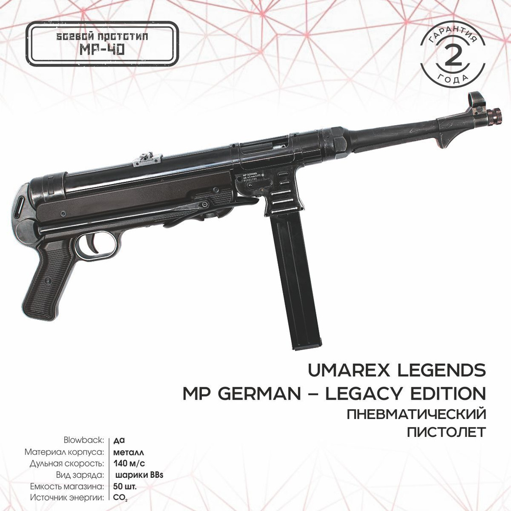 Пневматический пистолет Umarex Пистолет пневматический Umarex Legends ...
