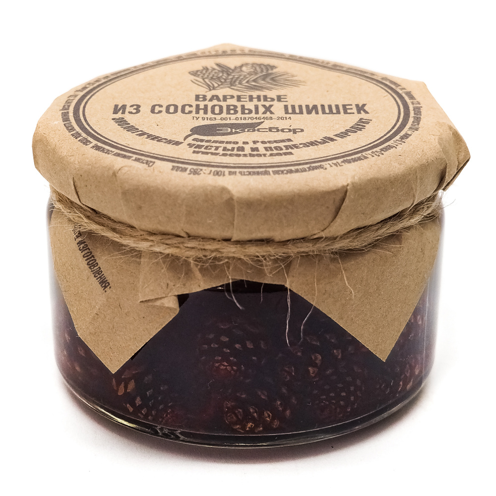 Варенье из сосновых шишек 330гр х 1 банка, "Экосбор" - купить с ...