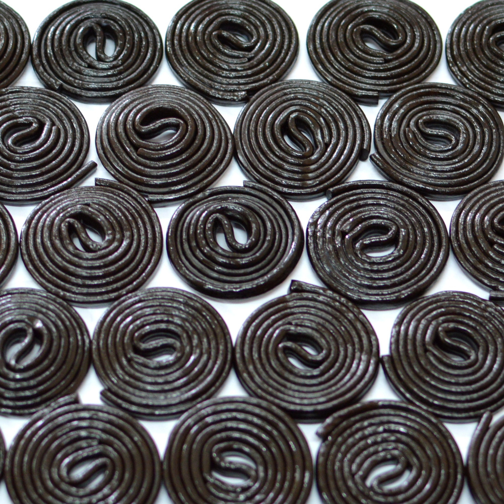 Мармелад жевательный HALAL "Улитки / Спирали лакричные" 1кг DAMEL ...