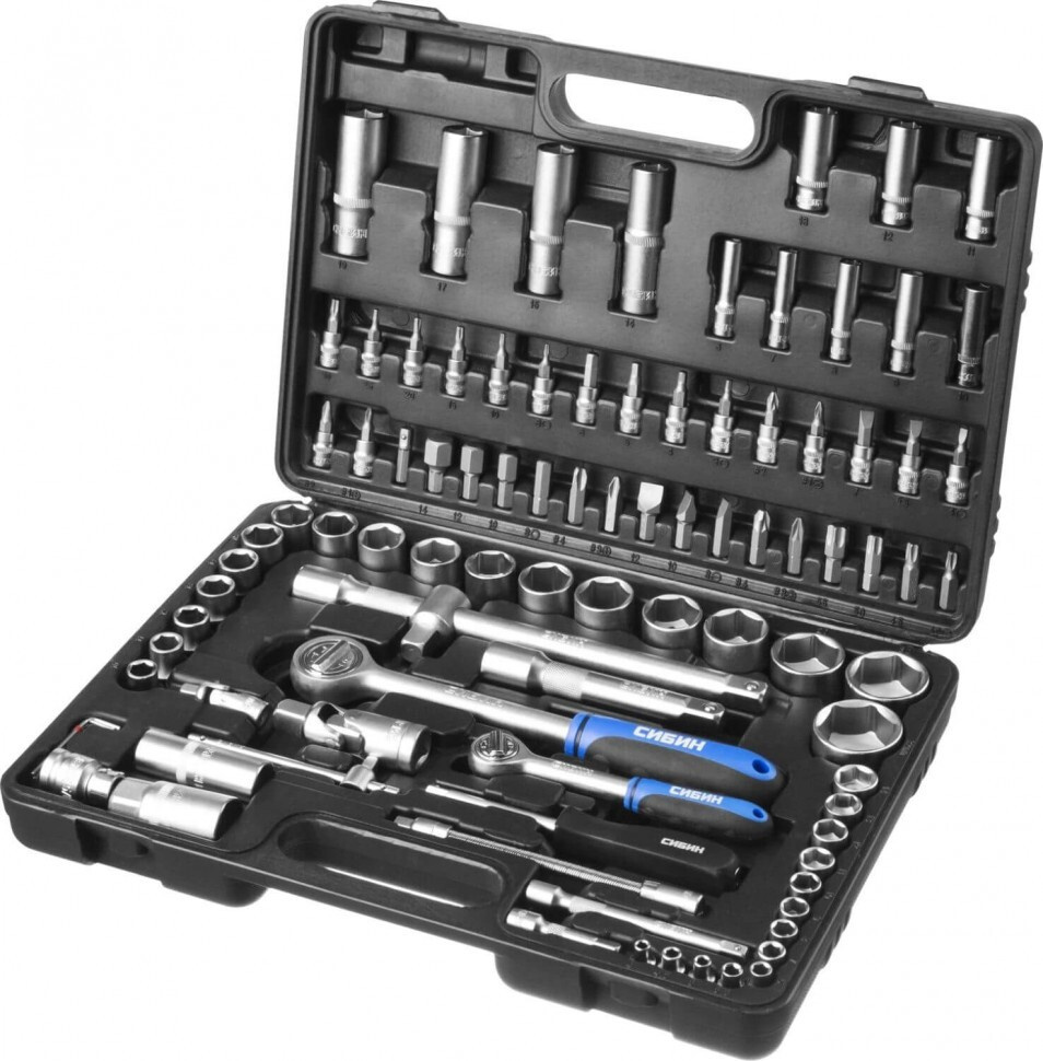 Набор слесарно-монтажного инструмента, 94 предмета СИБИН 27765-H94 ...