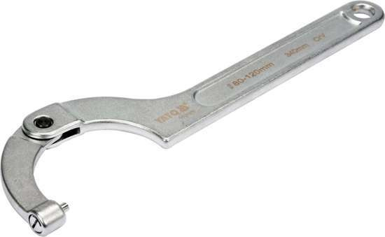 Ключ радиусный шарнирный штифтовой 80-120мм YATO длина 340мм CrV, YT ...