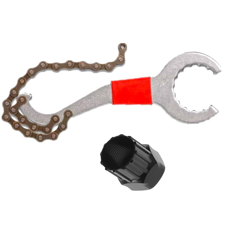 Набор из 2 инструментов для ремонта велосипеда: Ключ-съемник трещетки ...