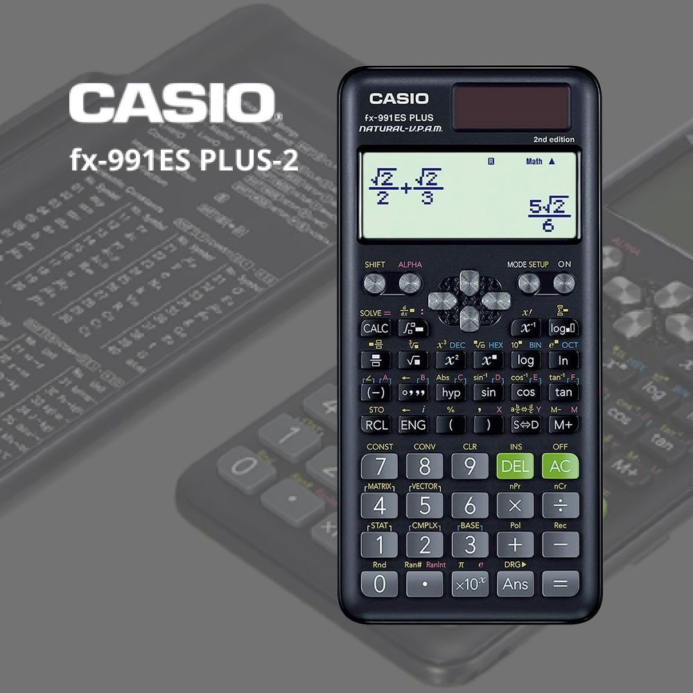 Инженерный калькулятор Casio FX-991ES PLUS-2 10+2 разрядный 417 функции, Черный1 купить на OZON ...