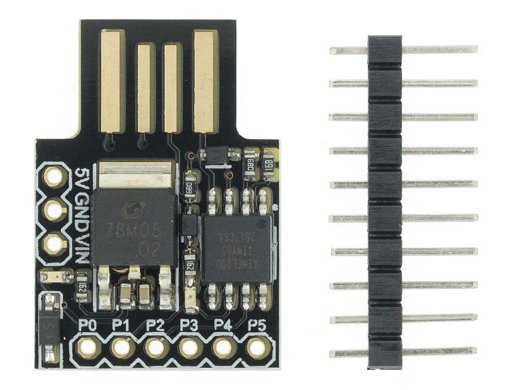 Плата (контроллер) Digispark ATtiny 85USB Digispark для Arduino (2 шт.) - купить с доставкой по ...