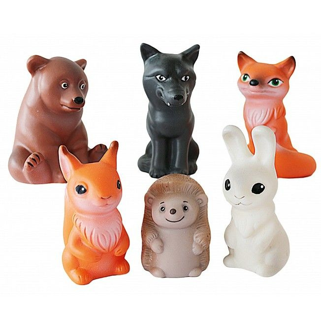 Набор резиновых игрушек Животные леса купить на OZON по низкой цене ...