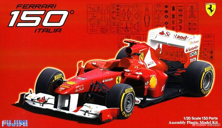 Сборная модель Машинка Fujimi-09201 1/20 scale Ferrari 150 GP F1 car ...