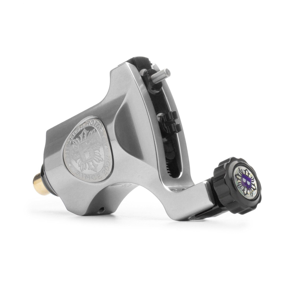 Тату машинка Bishop Rotary V6 Platinum Silver Ход 3.5 RCA - купить с ...