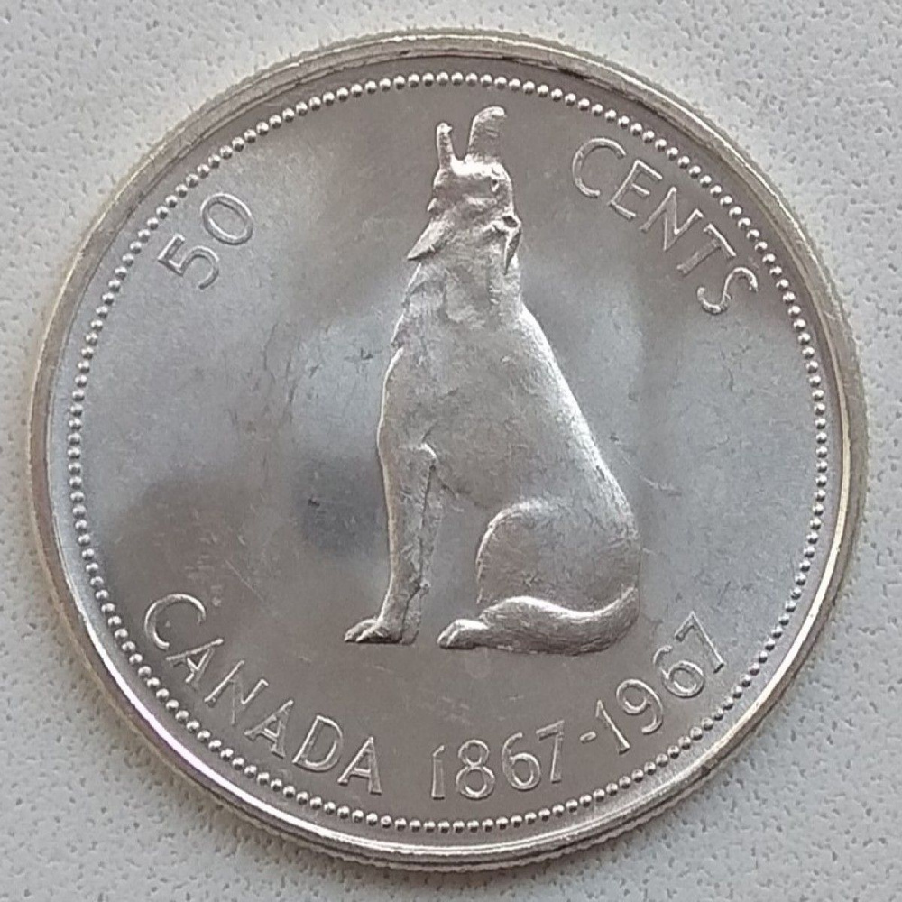 Канада 50 центов 1967. 100 лет Конфедерации Канада. Серебро купить на OZON по низкой цене ...