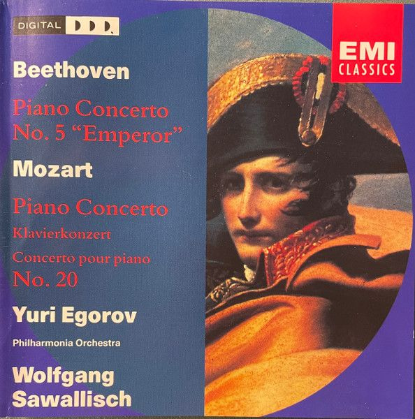 Audio CD Beethoven, Mozart. Piano Concerto No. 5 "Emperor" - Piano ...