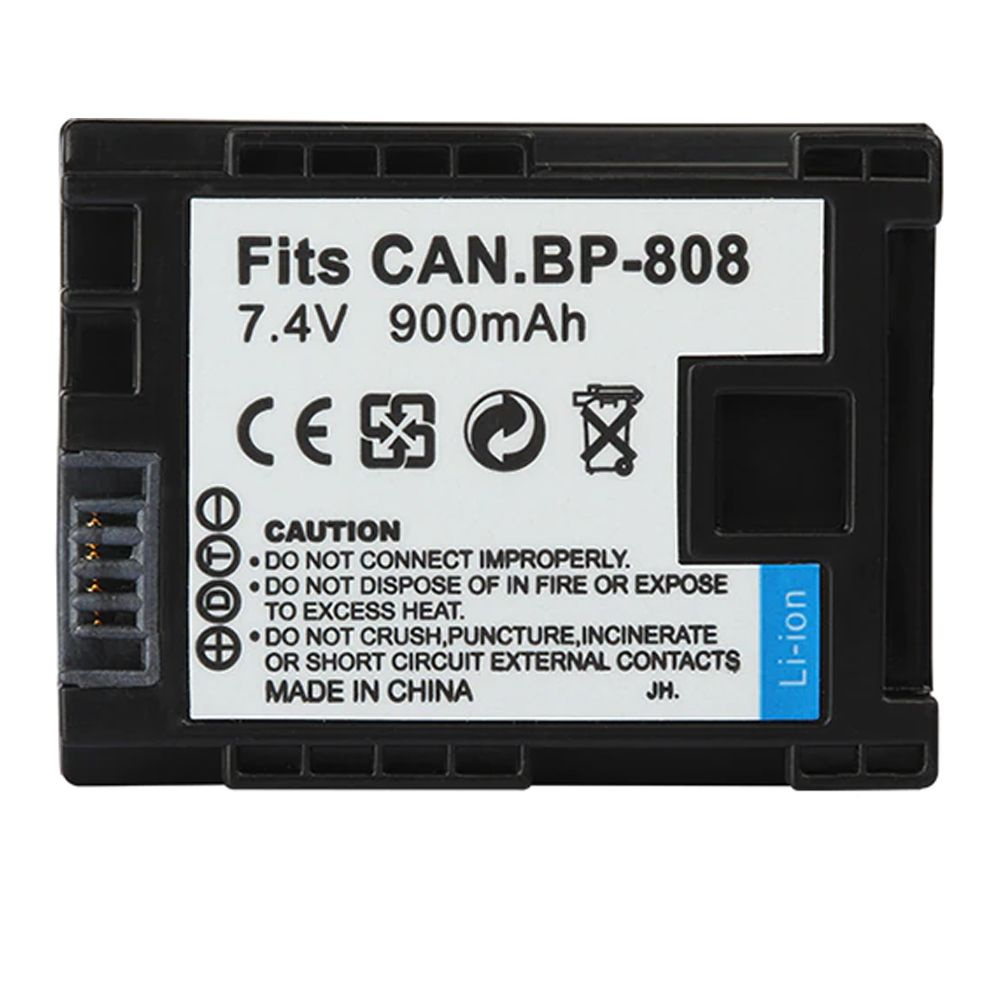 Аккумулятор на Canon BP-808 900mAh - купить с доставкой по выгодным ценам в интернет-магазине ...