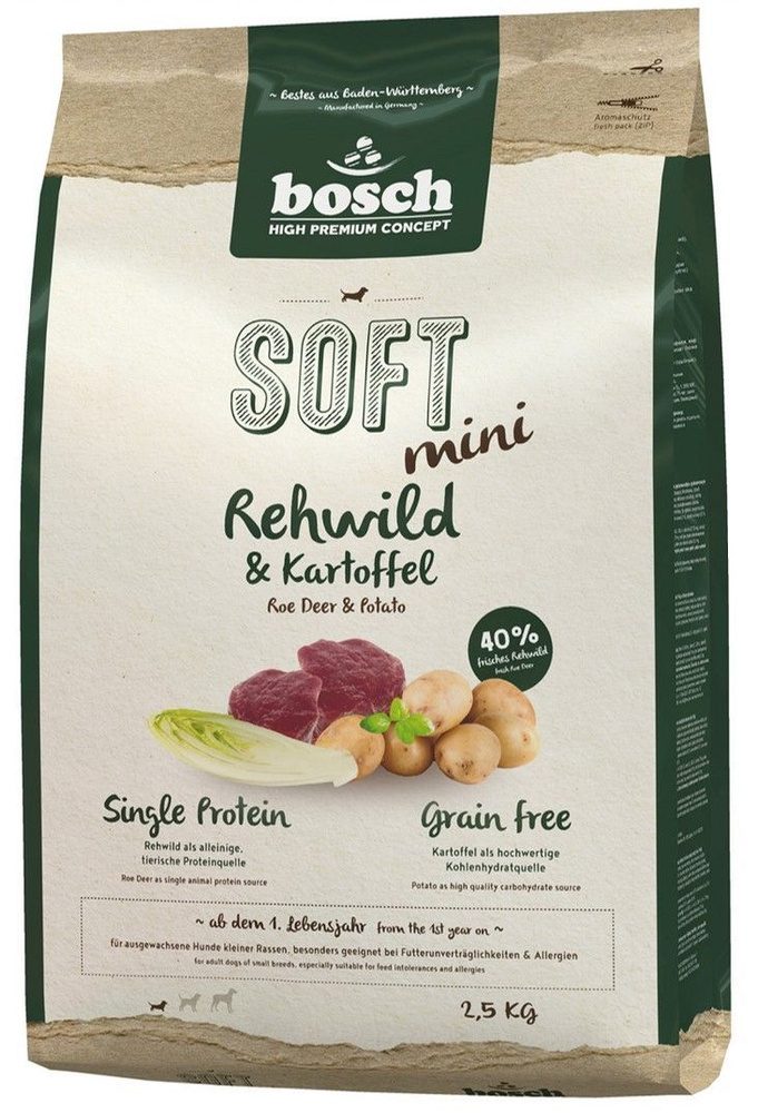 Полувлажный корм Holistic Soft Mini для собак всех пород Перепелка с ...