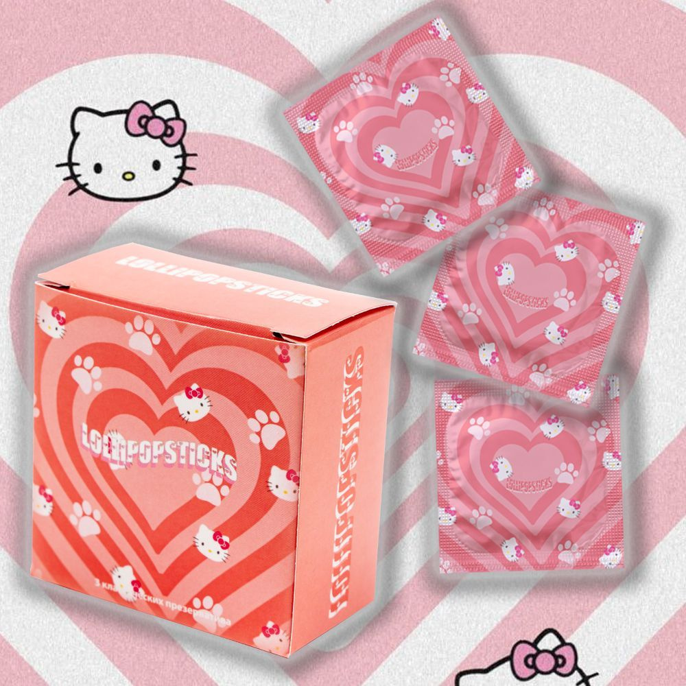 Презервативы аниме Hello Kitty Love/Хеллоу Китти Lollipopsticks ...