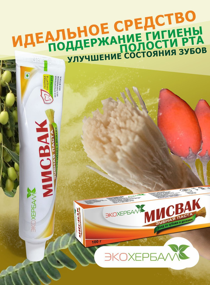 МИСВАК Зубная паста "МИСВАК", 100 гр - купить с доставкой по выгодным ...