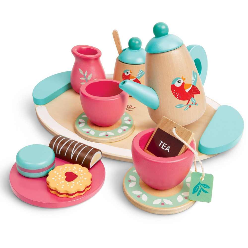 Hape Детский игровой набор "Время чаепития", 14 элементов купить на OZON по низкой цене (1726788243)