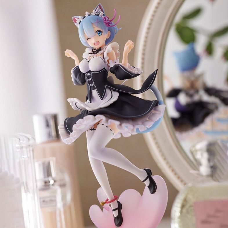 Аниме-фигурка Rem Cat Ear Re:ZERO -Начало жизни в другом мире - купить ...