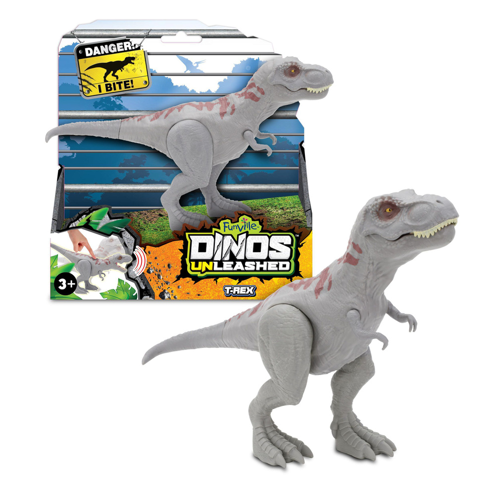 Игрушка Dino Uleashed-фигурка динозавра Тирекс со звуковыми эффектами ...