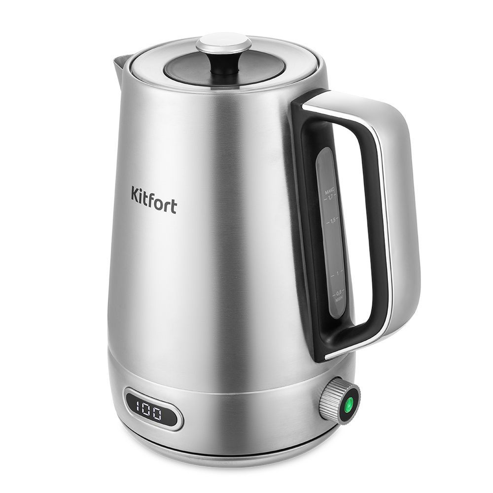 Купить электрический чайник Kitfort Чайник КТ-6182, Металл по низкой цене: отзывы, фото ...