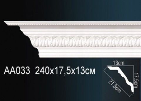 Карниз из полиуретана Perfect AA 033 (175*130*2400мм) - купить с ...