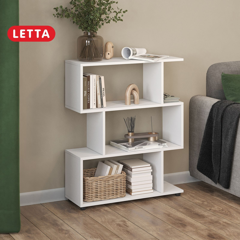 Стеллаж Zett средний l, 73х25х89.9 см, LETTA - купить по выгодной цене ...