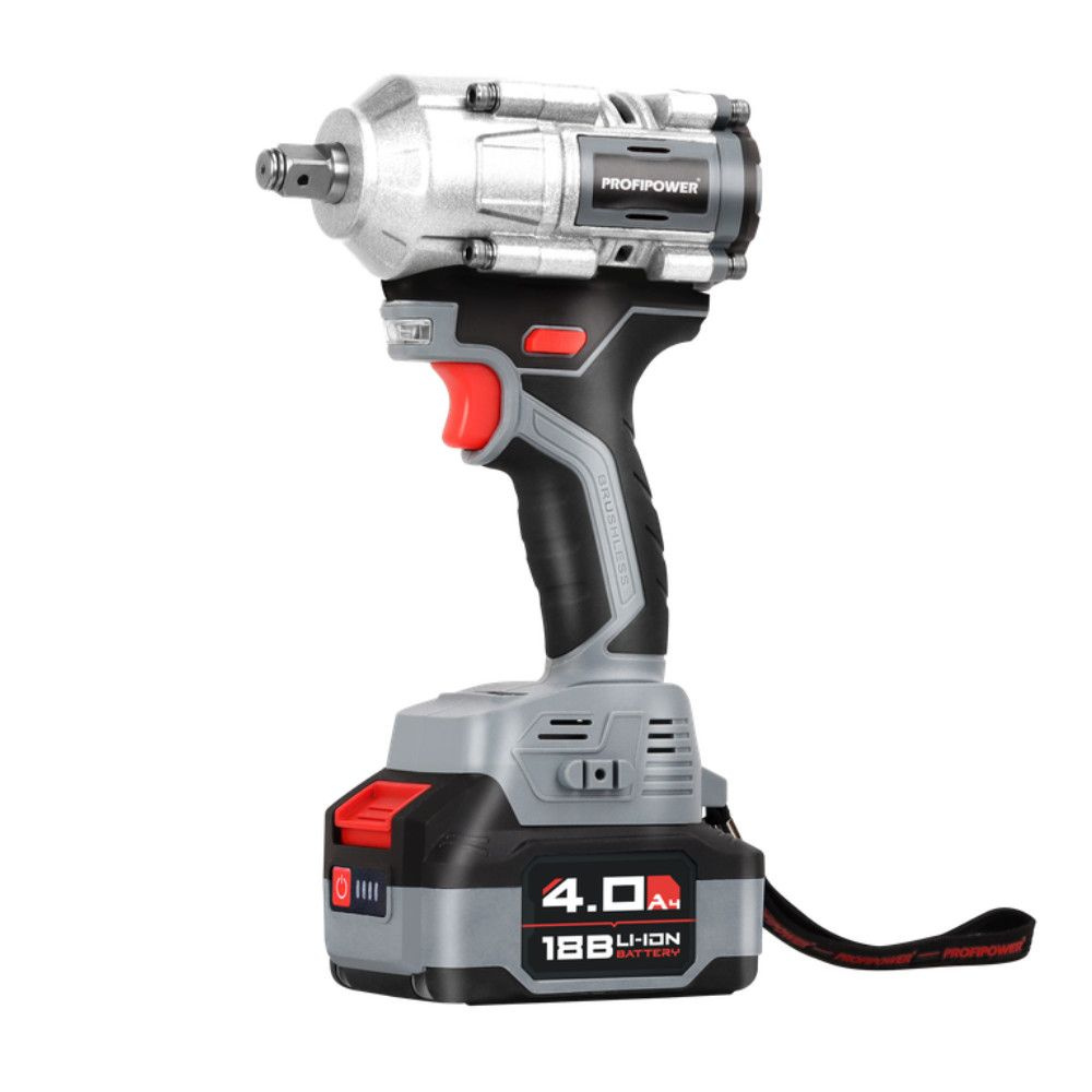 E0185 Аккумуляторный гайковерт бесщеточный ударный ProfiPower T-500N ...