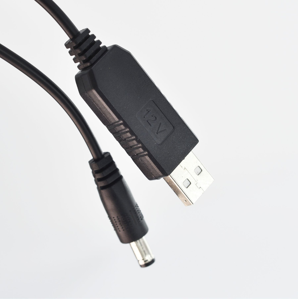 USB кабель DC 5.5 х 2.1 Повышающий преобразователь питания 5V в 12V ...