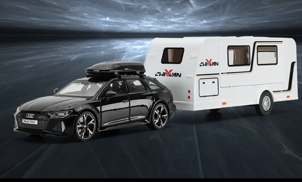 Коллекционная масштабная модель Audi RS6 RV Camper (Автодом) 1:32 ...