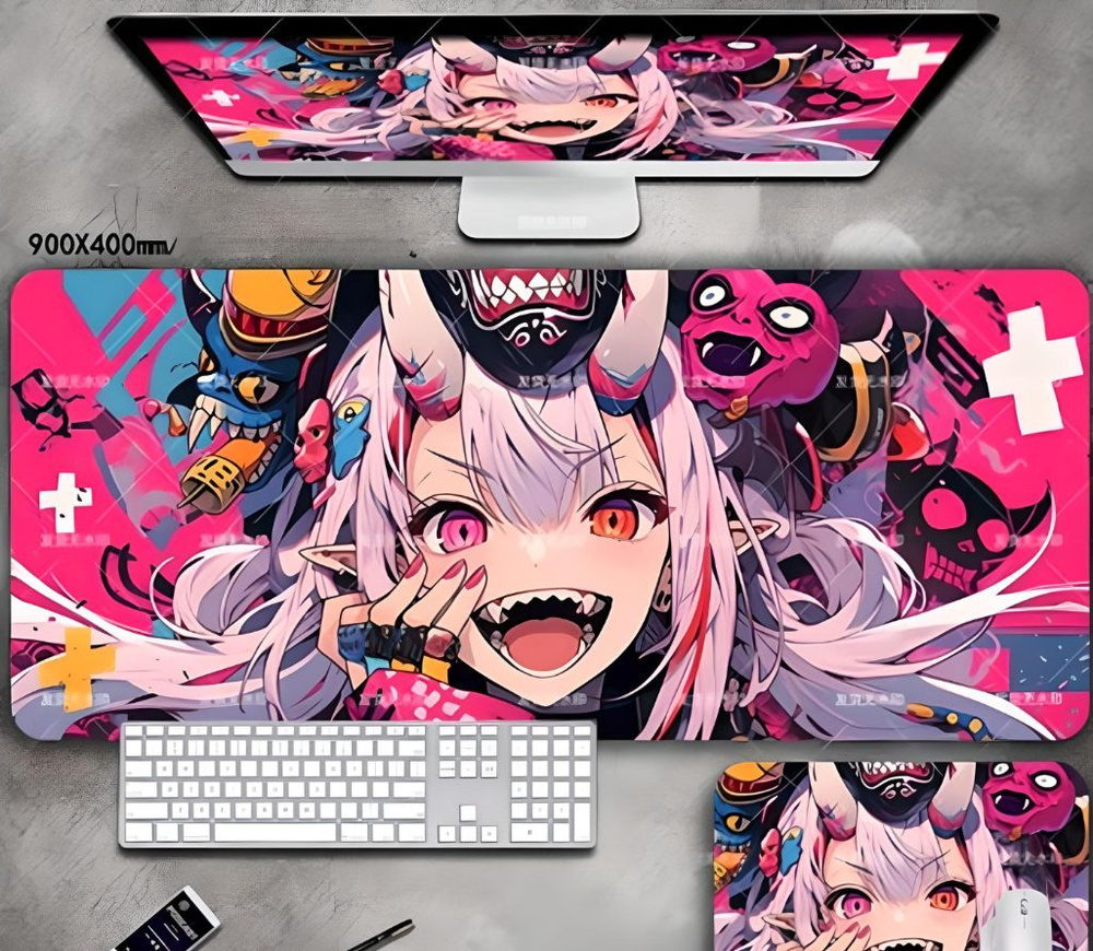 Anime Игровой коврик для мыши Overlock A Xxl розовый купить с
