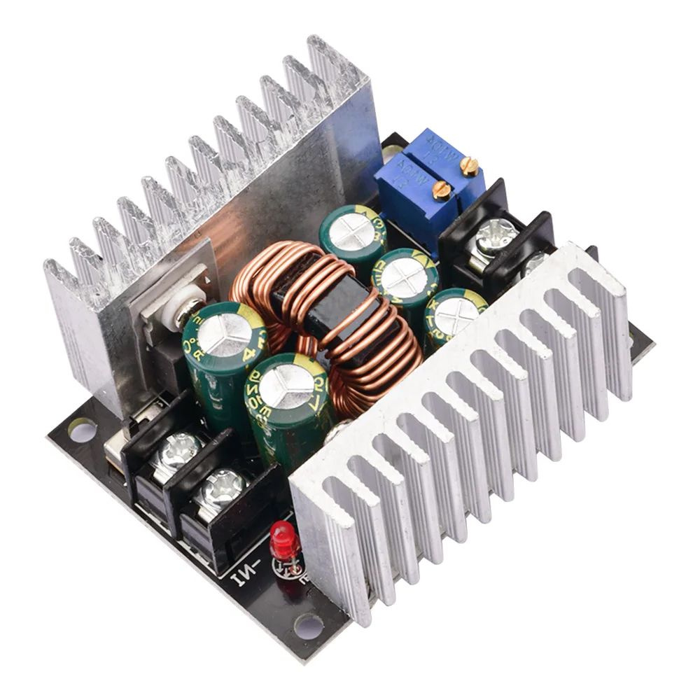 Понижающий DC-DC преобразователь LM25116 регулируемый 1.2-36В 300Вт 20А ...