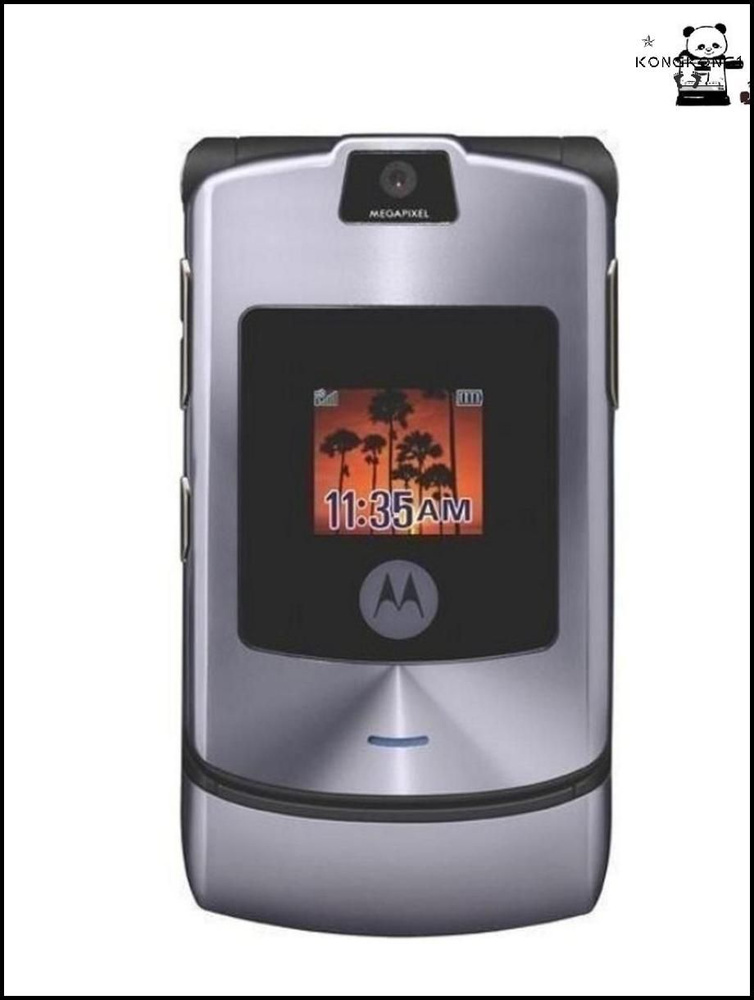 Мобильный телефон Motorola RAZR V3i, серебристый - купить по выгодной ...