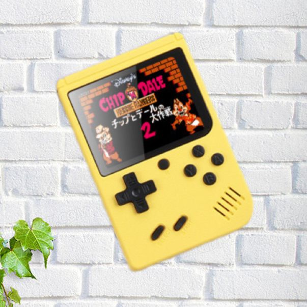 Портативная игровая консоль, ностальгические игры, 500 игр, мини,желтый ...
