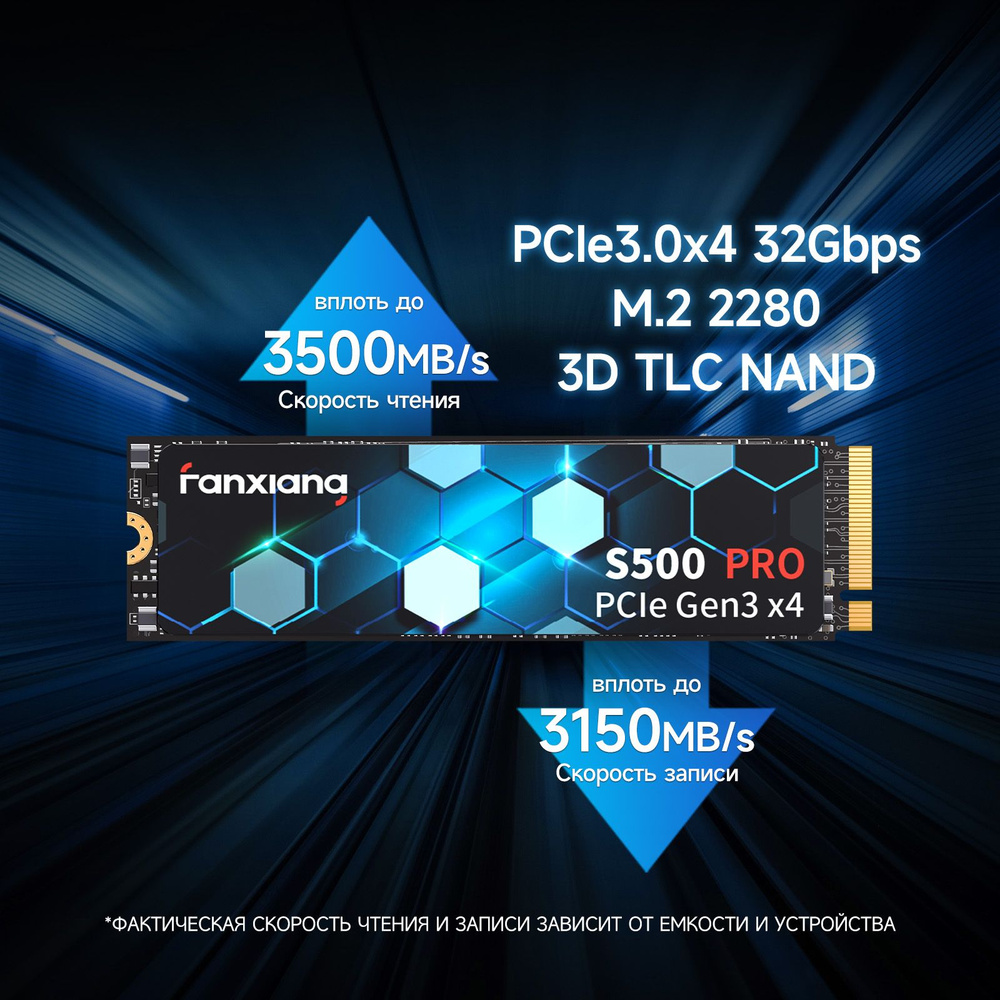 1 ТБ Внутренний SSD-диск FANXIANG S500Pro C (S500 Pro ssd) - купить по ...