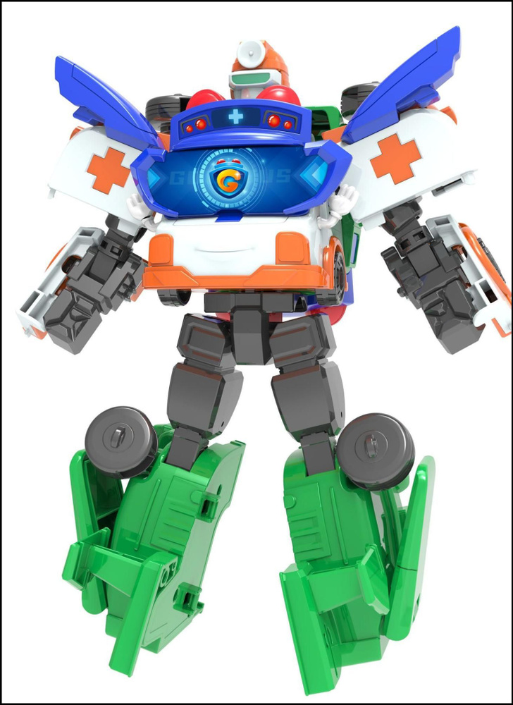 Робот трансформер 2 в 1 "Школьный автобус Гордон",GoGo Bus, X полицейский купить на OZON по ...