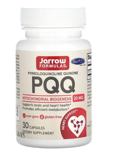 Jarrow Formulas, пирролохинолинхинон, 20 мг, 30 капсул - купить с ...