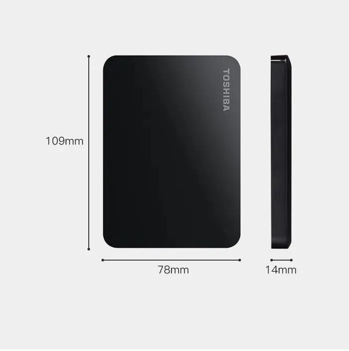 Внешний SSD-диск Toshiba HDD, 1 ТБ - купить по выгодной цене в интернет ...