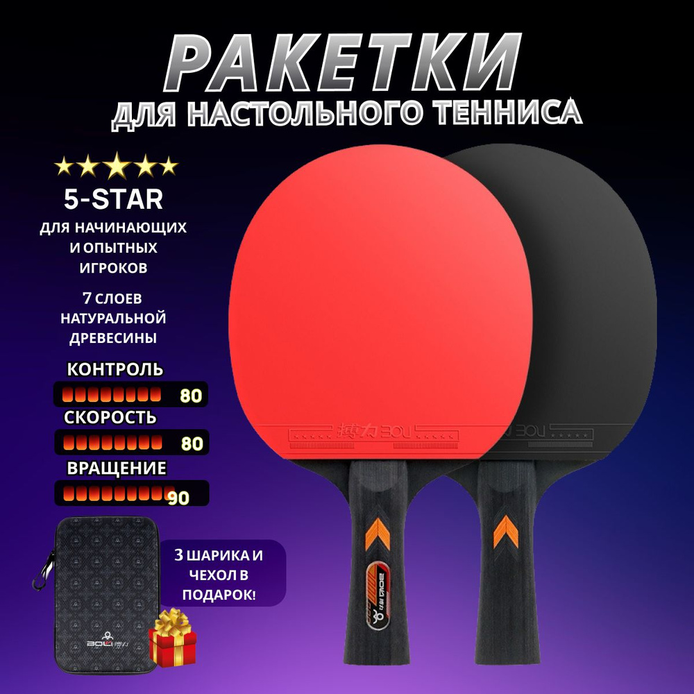 Ракетки для настольного тенниса купить с доставкой по выгодным ценам