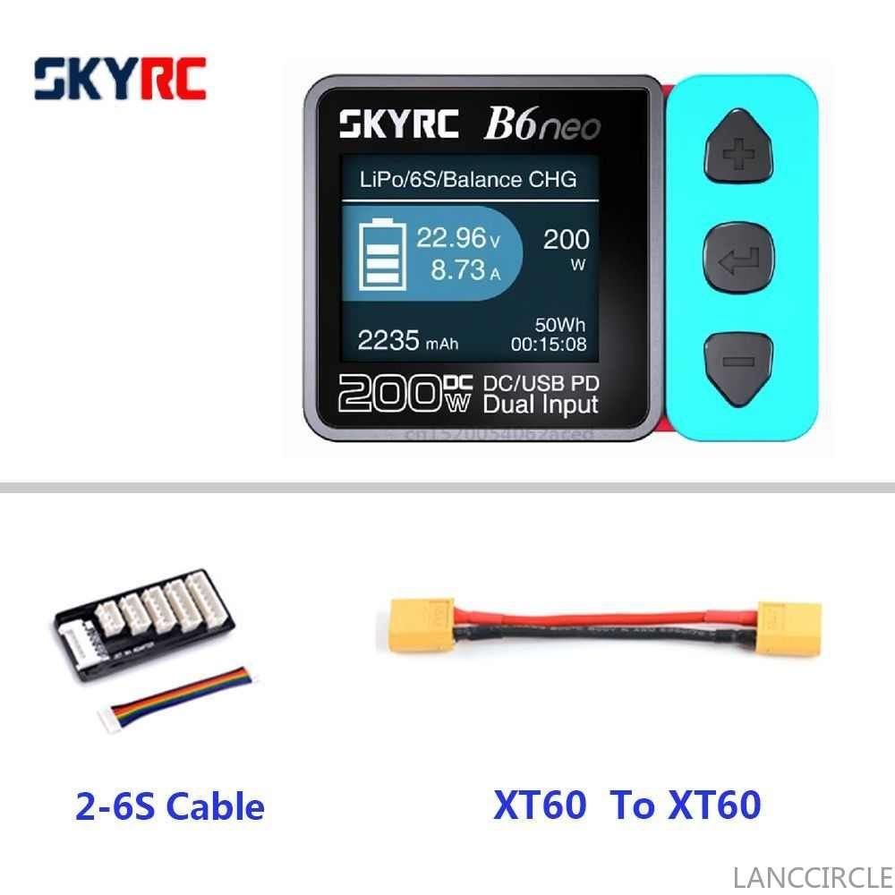 Original SKYRC B6neo Lipo Battery Charger DC 200 Вт PD 80 Вт Зарядное ...