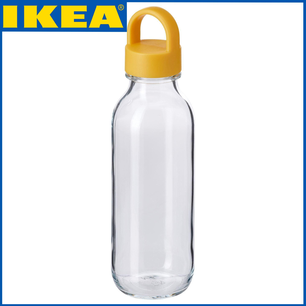 Бутылка для воды IKEA(ИКЕА), с крышкой, 0,5 л по выгодной цене в ...