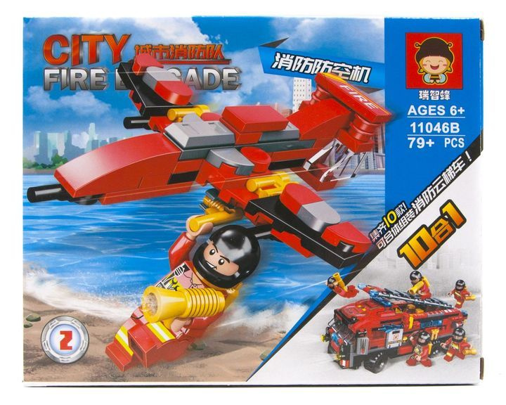 Конструктор 11046-2 "Пожарный самолет" (79д) (1 из 10) GR.ККО4066 ...