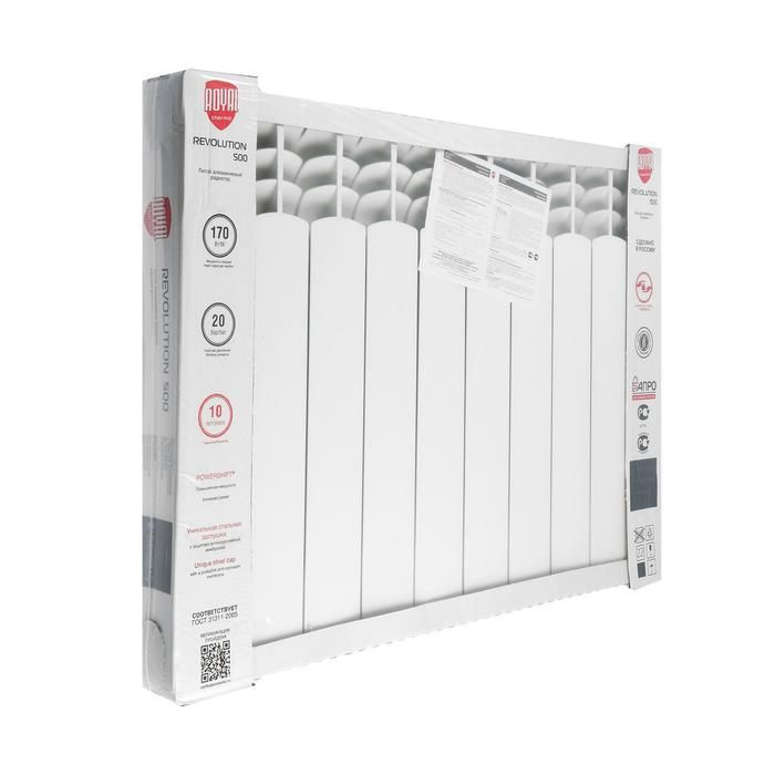 Секционный радиатор Алюминиевый Revolution 2,0 500, Royal Thermo купить ...
