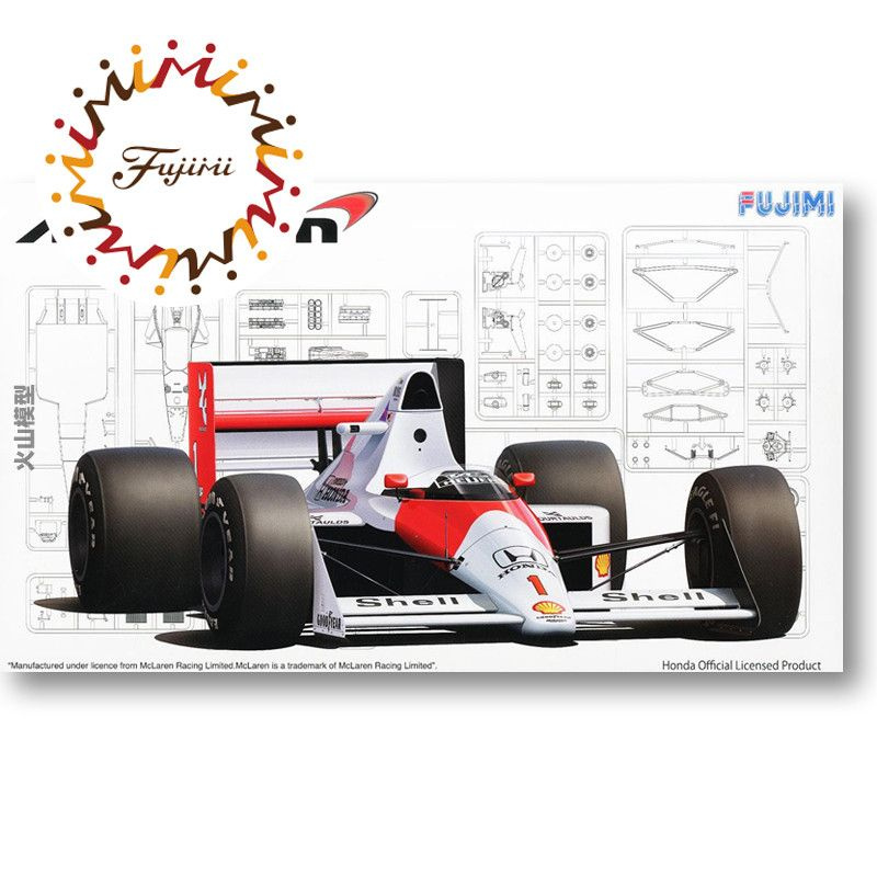 Сборная модель Машинка fujimi-09193 1/20 F1 McLaren MP4/5 1989 car model kit купить на OZON по ...