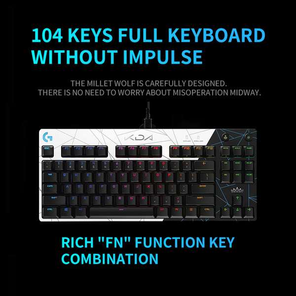 проводная игровая механическая клавиатура Logitech G PRO KDA League of ...