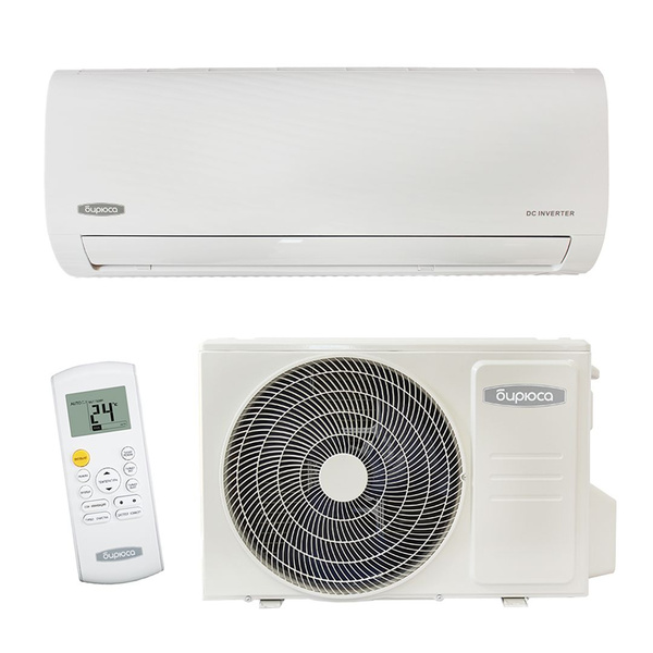 БИРЮСА Сплит система B-09EIR/B-09EIQ, инверторная, белый купить c доставкой на OZON по низкой ...