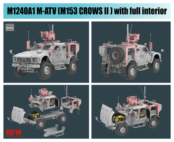 Rye Field RFM 5052 1/35 m1240a1 matv m153 crows ii Модель танка купить ...