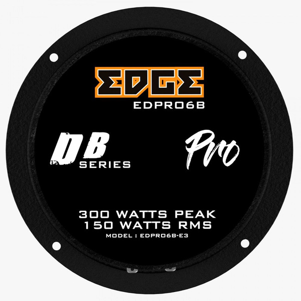 Автомобильные колонки, динамики 16-16,5 см. EDGE EDPRO6B-E6 (эстрадная,150/300 Вт.,пара ...