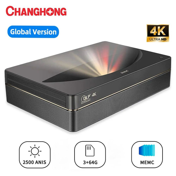 Changhong Проектор D7U-OMMC, DLP, черный купить на OZON по низкой цене ...