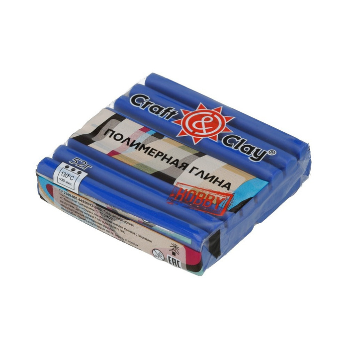 Полимерная глина Craft&Clay 52 г, синий король (CCH) - купить с ...