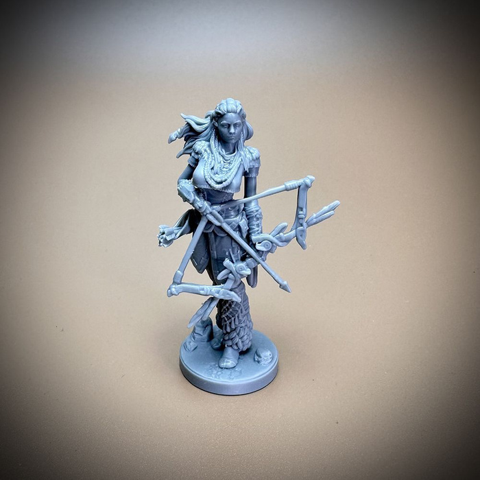 3D печать фигурка из смолы Охотница Элой (Aloy) Horizon Zero Dawn DnD ...