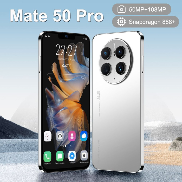 Смартфон MATE50 PRO 512/12GB DUAL 5G/Русский/Андроид/Игры/Подарок/NFC/Google/ - купить по ...