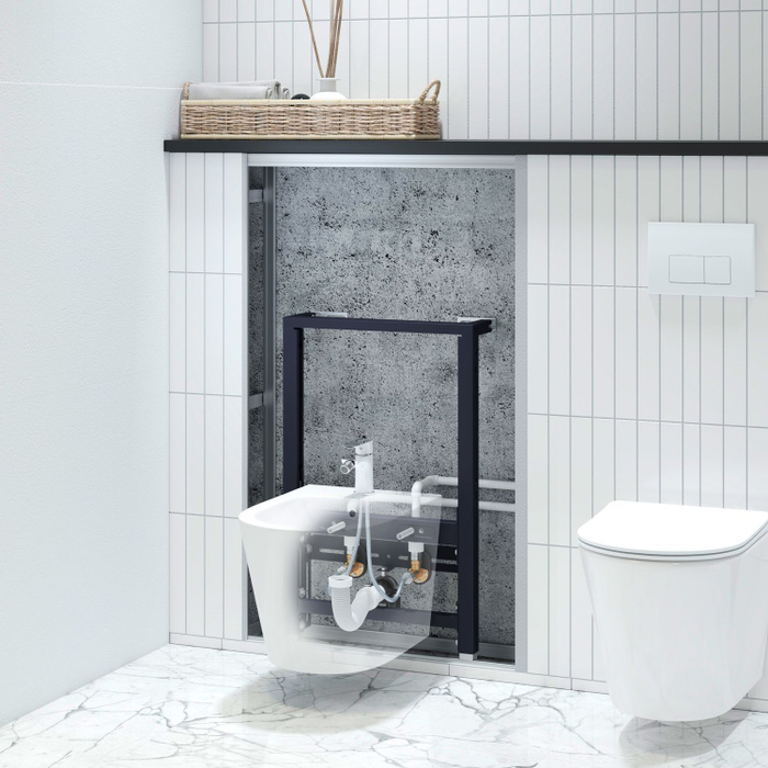 Инсталляция рамная для подвесного биде IDDIS, универсальная, Profix ...