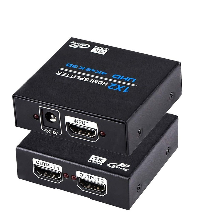 Разветвитель, сплиттер 1 HDMI вход - 2 HDMI выхода, 2K-4K - купить с ...